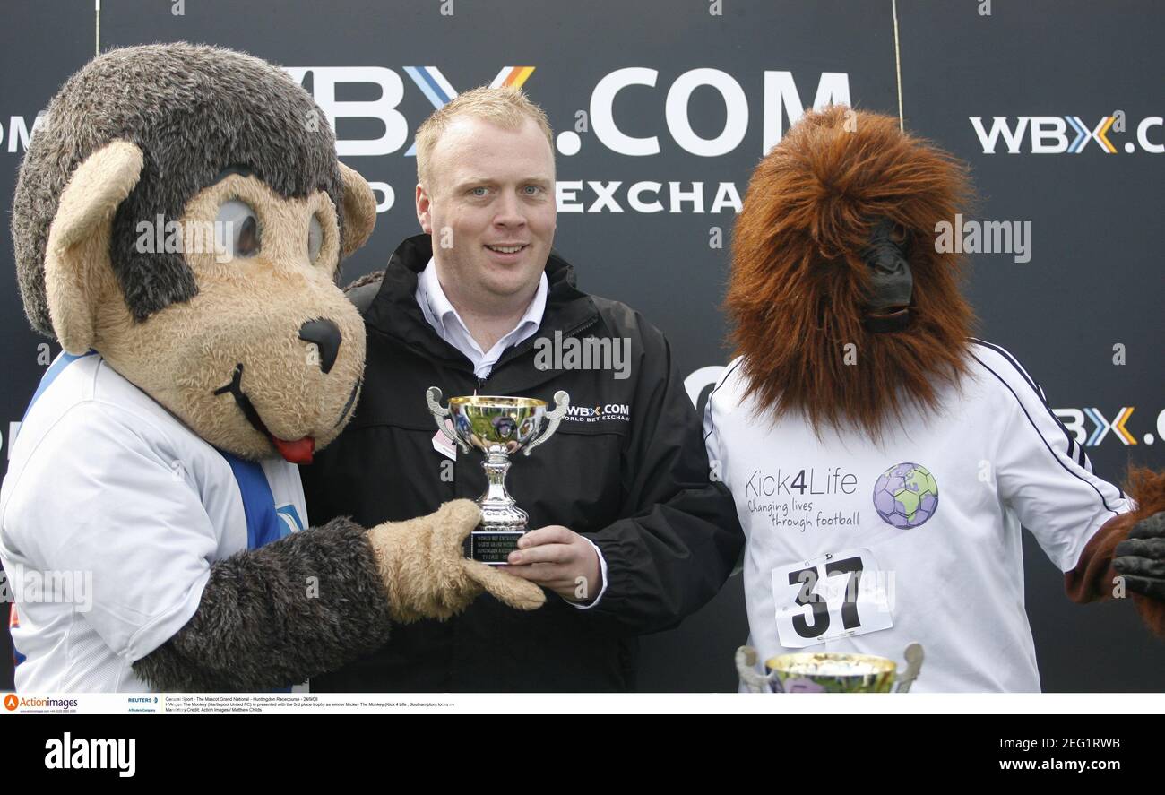 Hangus monkey hartlepool united mascot hi-res stock photography and ...