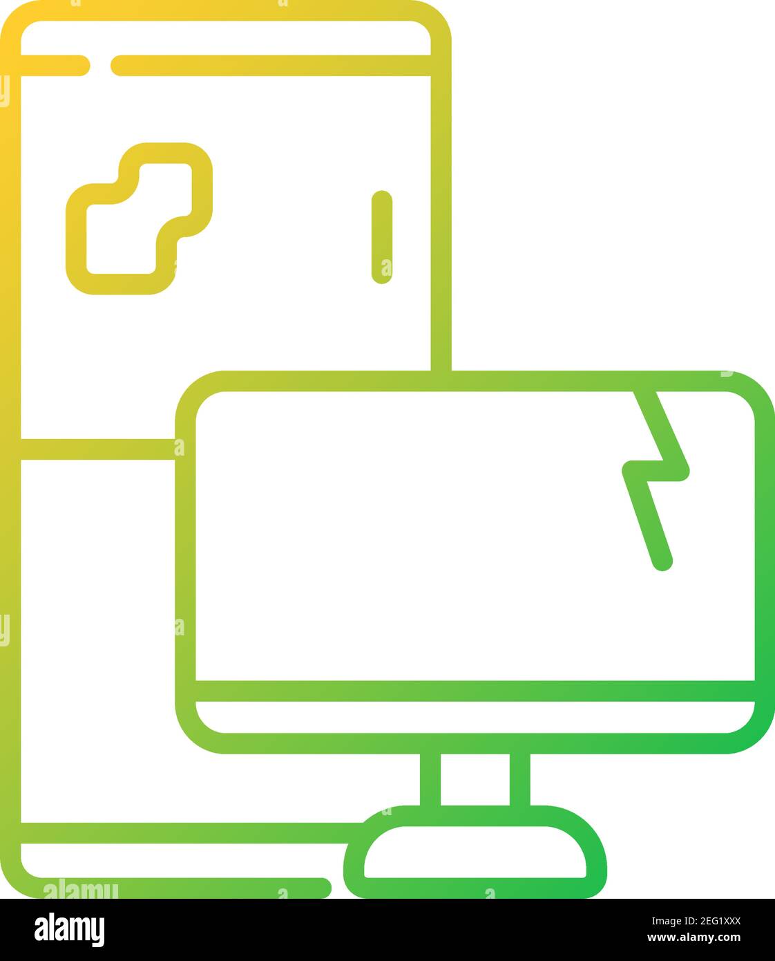 Electronic waste gradient linear vector icon Stock Vector Image & Art ... Electronic waste gradient linear vector icon Stock Vector Image & Art ...