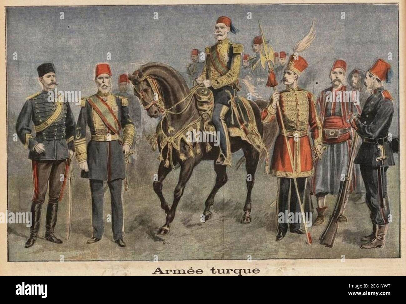 Ottoman Army 1897 Stock Photo - Alamy