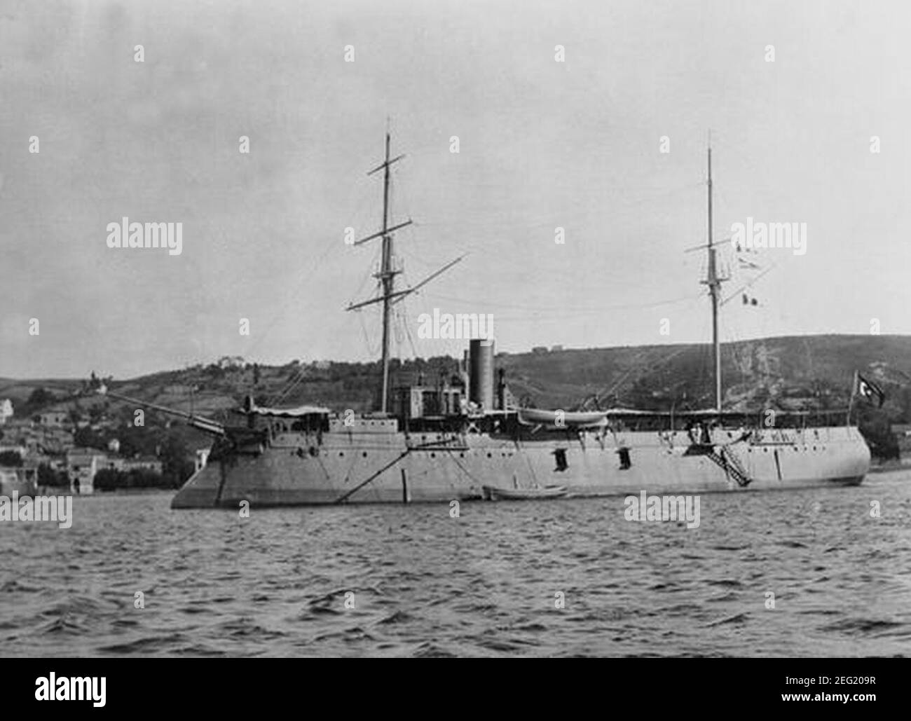 Ottoman ironclad Idjlalieh Stock Photo - Alamy