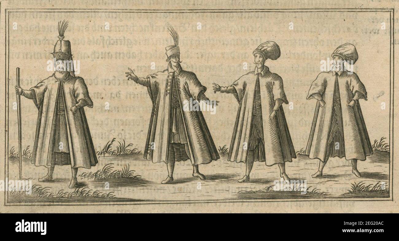 Ottoman costumes that Jacob Βreuning and his companion του Carlier de ...