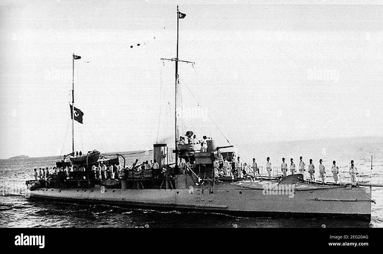 Ottoman destroyer Basra Stock Photo - Alamy