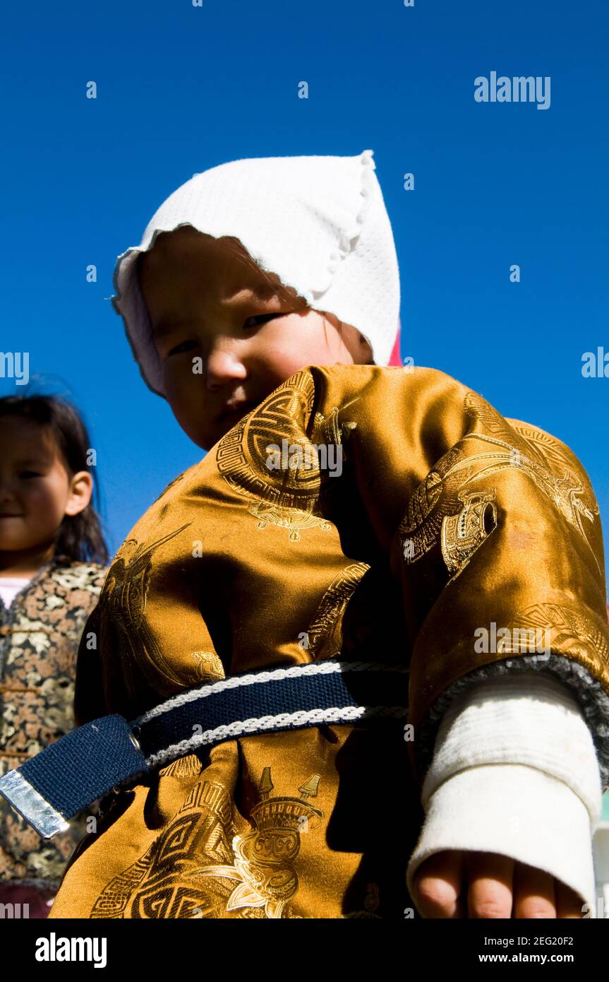 Cute Mongolian Children