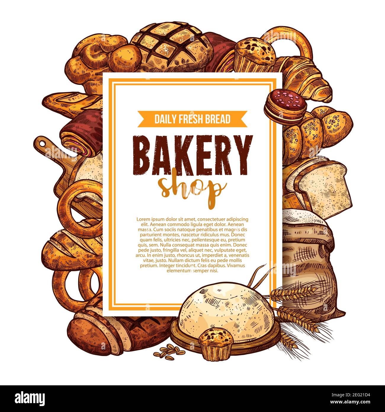 Baker border Stock Vector Images - Alamy