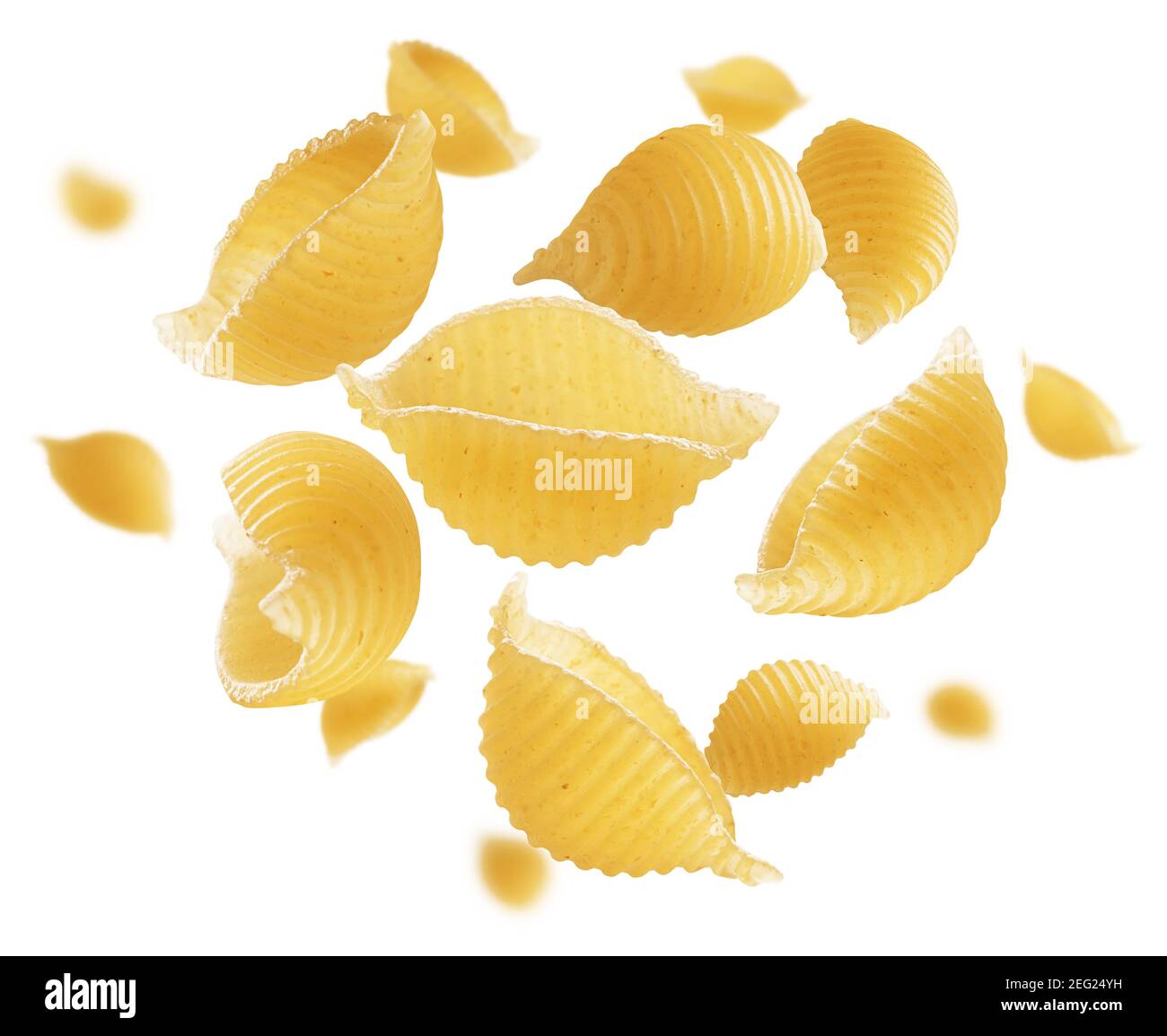 Italian pasta in the shape of a heart on a white background Stock Photo ...