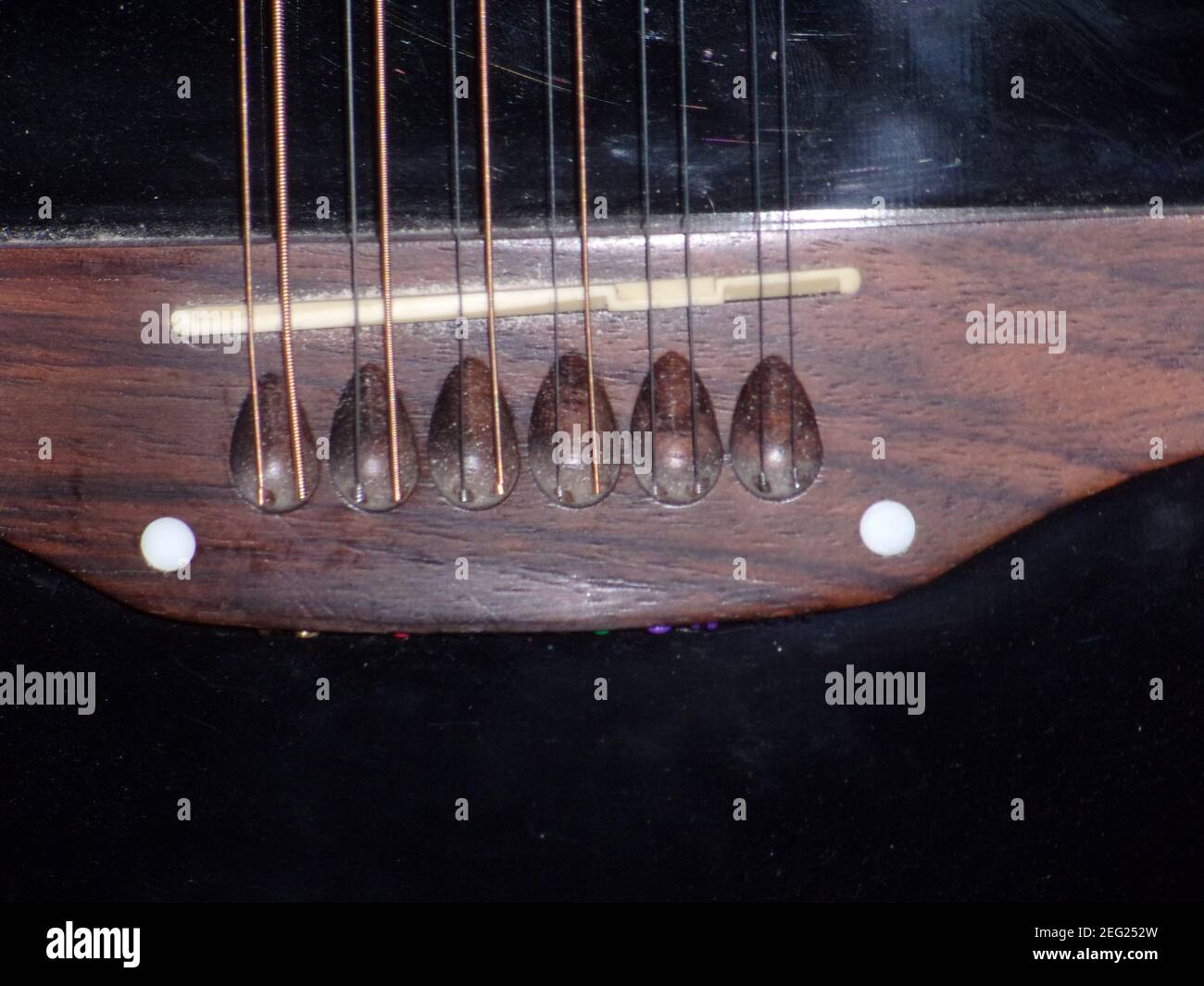 Photograph of a 12 string Ovation style guitar Stock Photo - Alamy