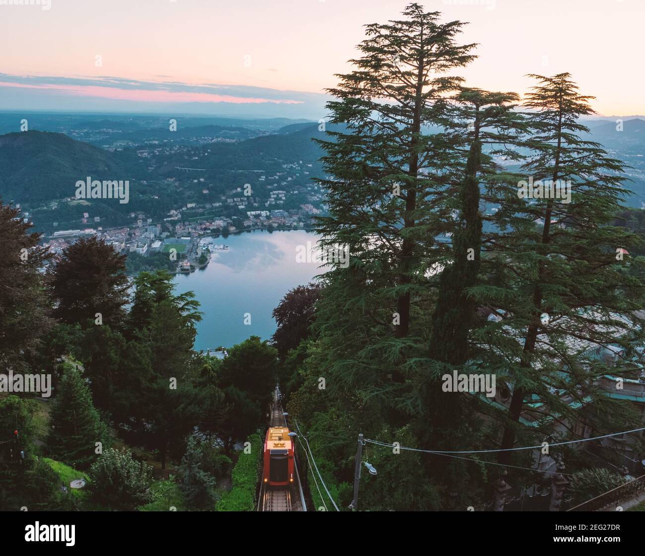 View from brunate como italy hi-res stock photography and images - Alamy