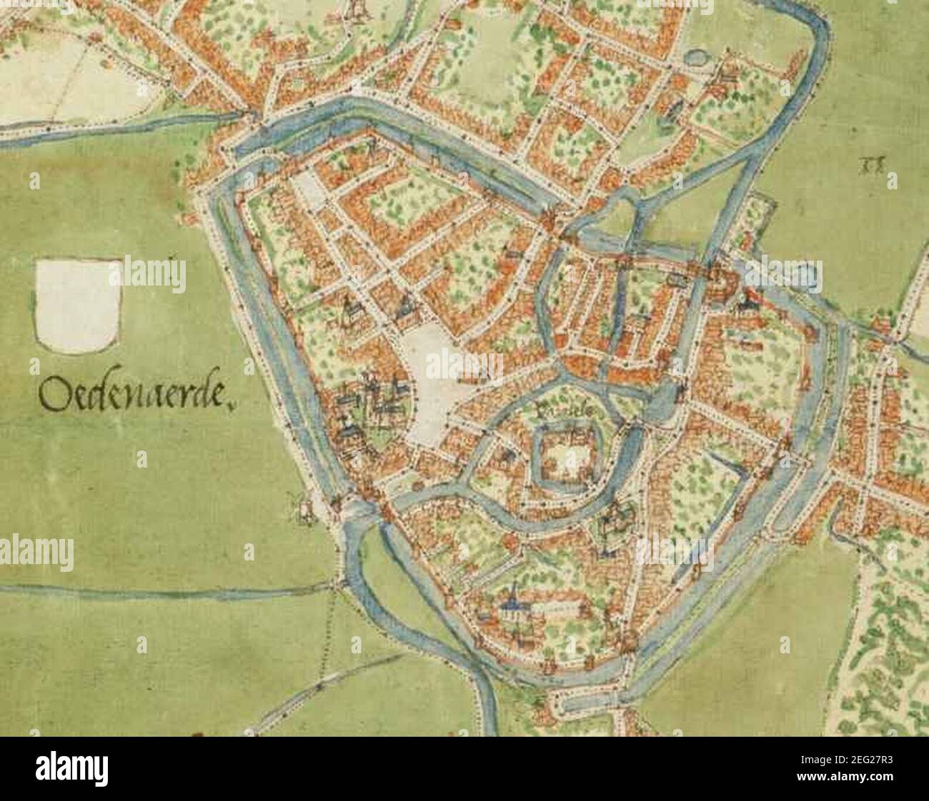 Oudenaarde, Belgium ; Deventer map Stock Photo - Alamy