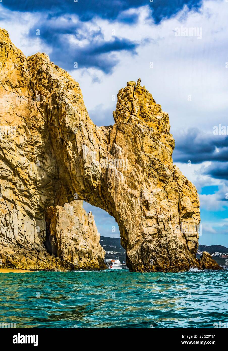 Rock Formations The Arch El Archo Los Cabos Cabo San Lucas Baja Mexico ...