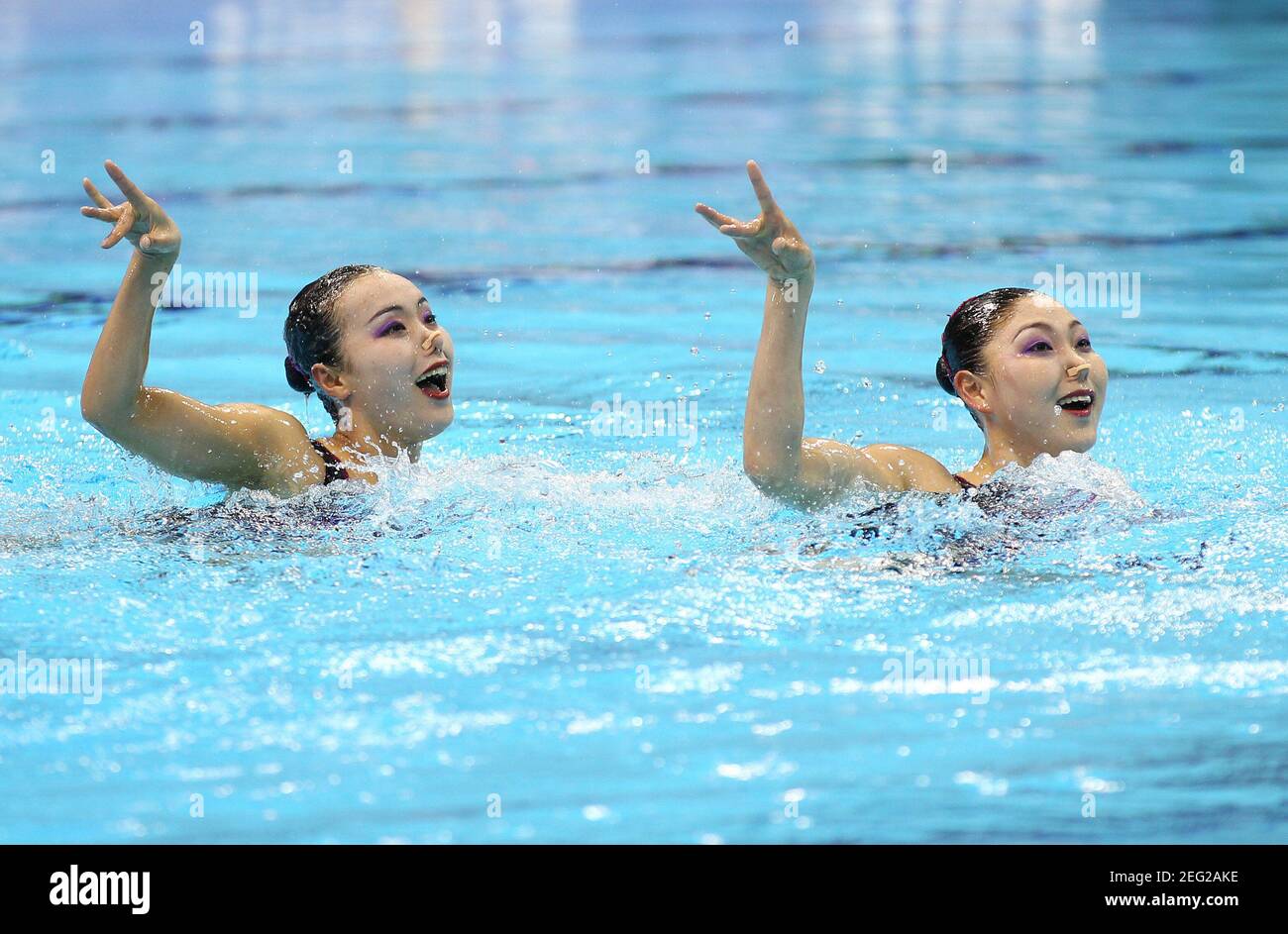 Synchronized Swimming Korea High Resolution Stock Photography and ...
