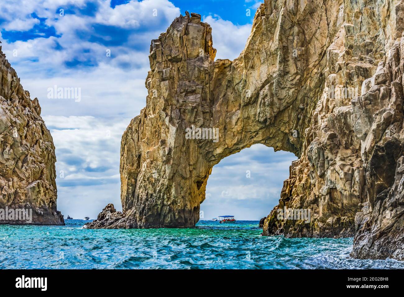 Rock Formations The Arch El Archo Los Cabos Cabo San Lucas Baja Mexico ...