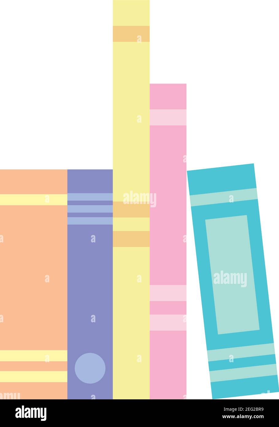 academic books icon over white background, colorful design, vector ...