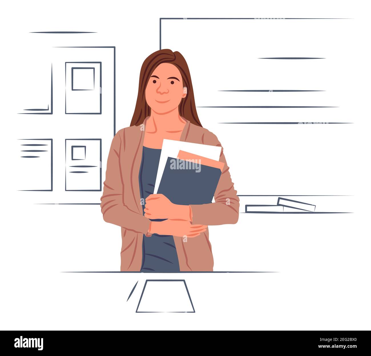 Classroom shadow Stock Vector Images - Alamy