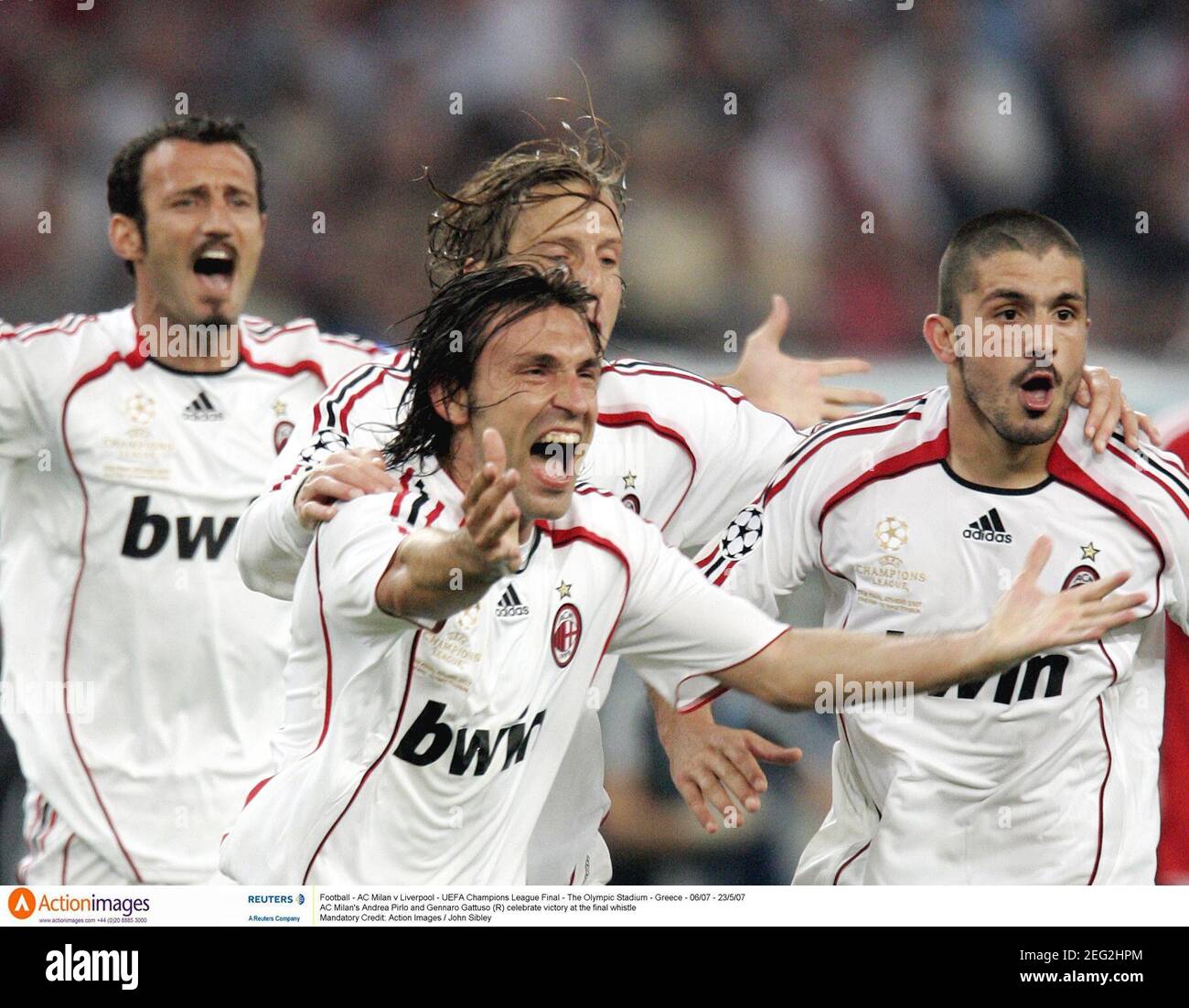 Andrea pirlo gattuso milan hi-res stock photography and images - Alamy