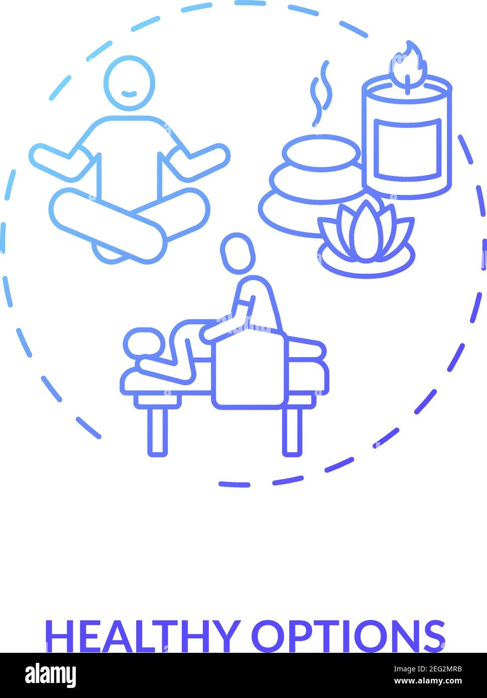 Healthy options concept icon Stock Vector Image & Art - Alamy