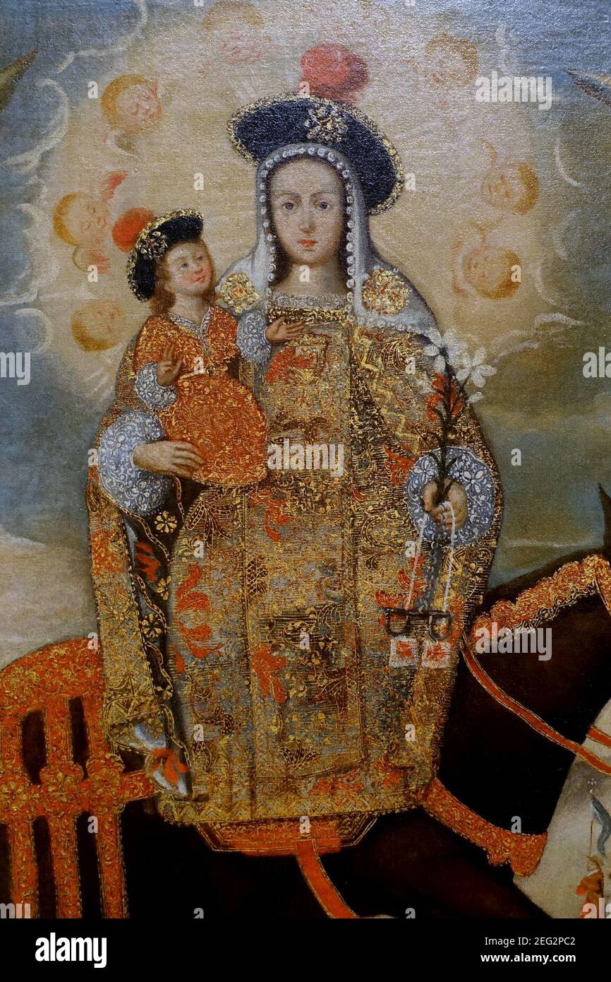 Our Lady of Mercy, called 'The Pilgrim', artist unknown, Cuzco, Peru ...