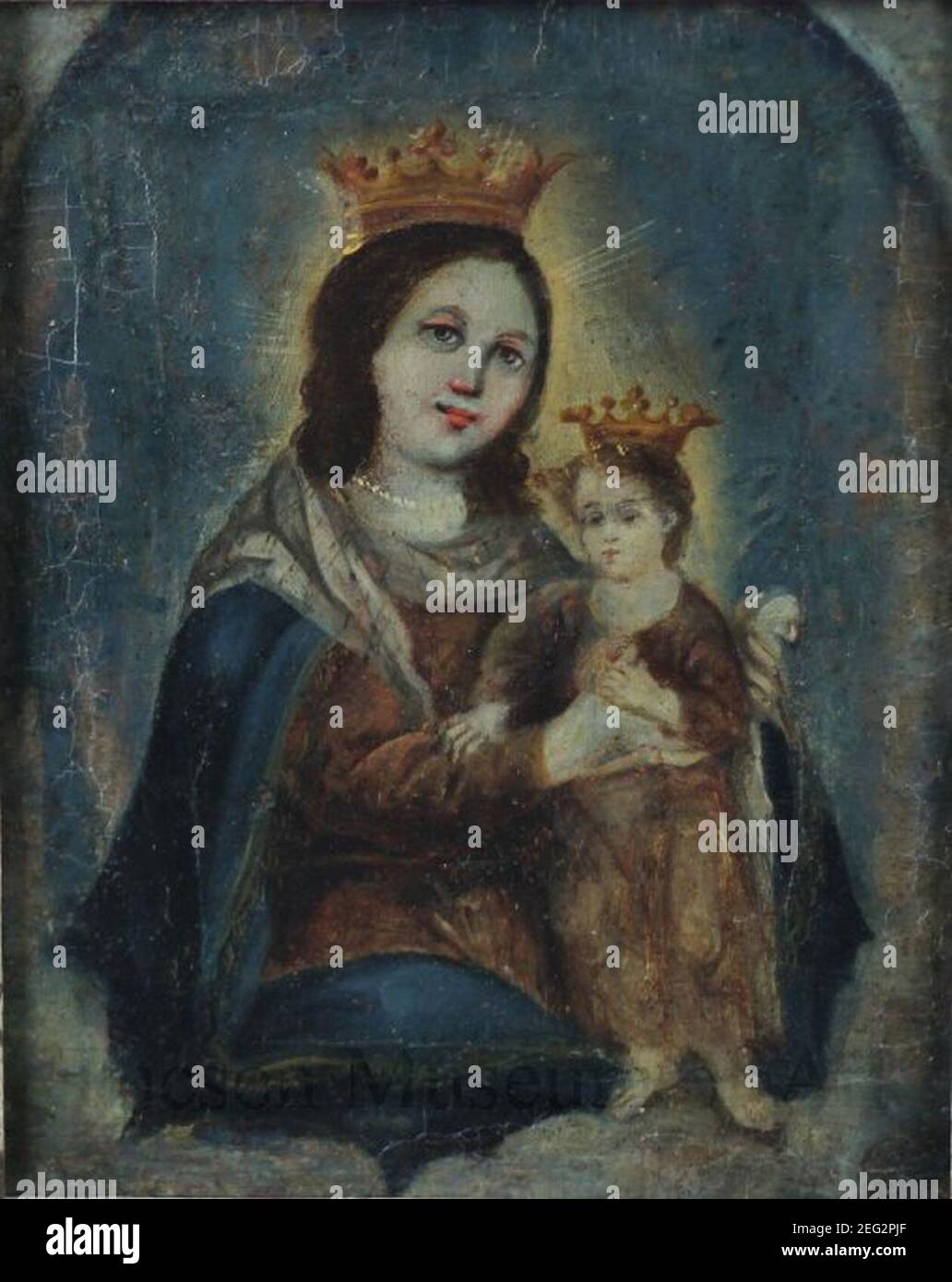 Our Lady Refuge of Sinners - Red Bole Painter Stock Photo - Alamy