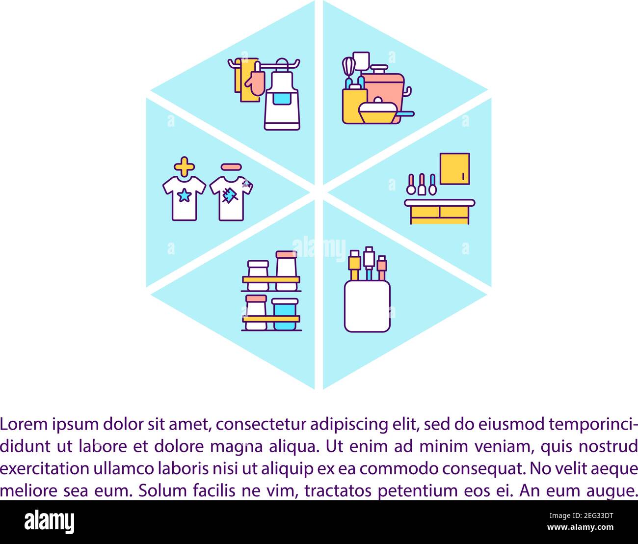 Decluttering tips concept icon with text Stock Vector Image & Art - Alamy