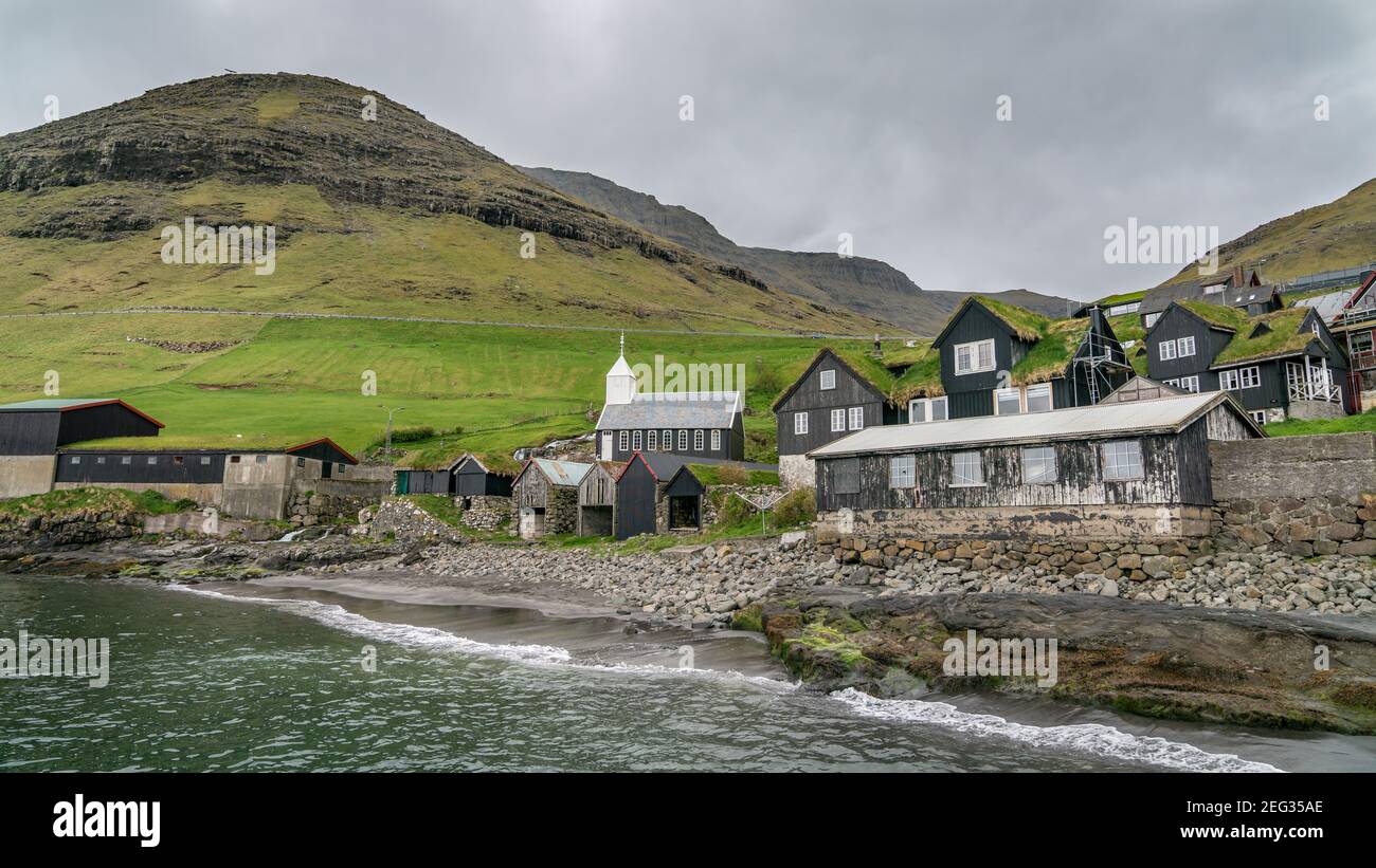 Coastal town bour faroe islands hi-res stock photography and images - Alamy