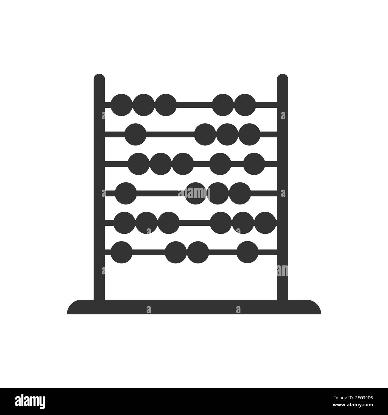 Abacus mathematic vector illustration symbol education school icon ...