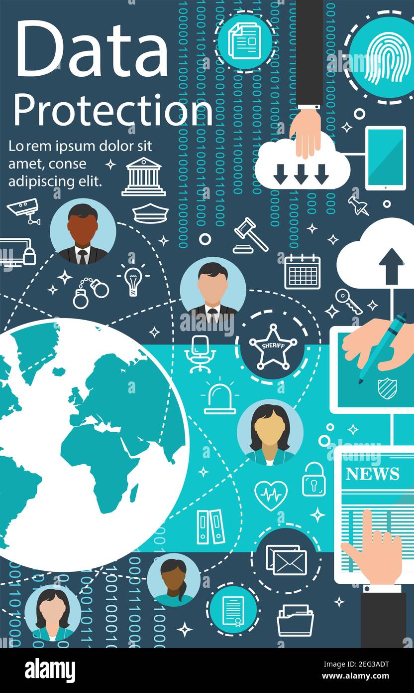 Social security information poster Stock Vector Images - Alamy