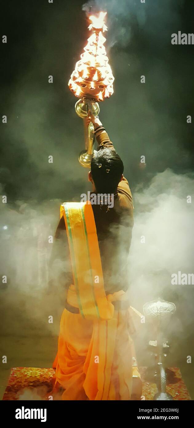 Man praying gods light hi-res stock photography and images - Alamy