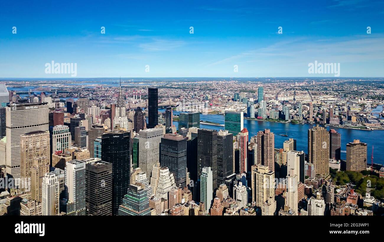 Cityscape of Manhattan in New York, the USA during daytime Stock Photo ...