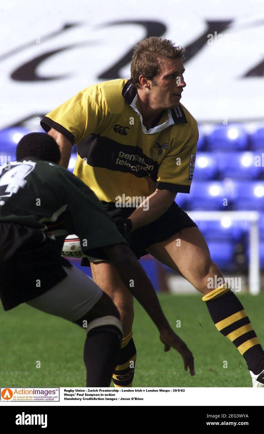 London Wasps Paul Sampson High Resolution Stock Photography and Images ...