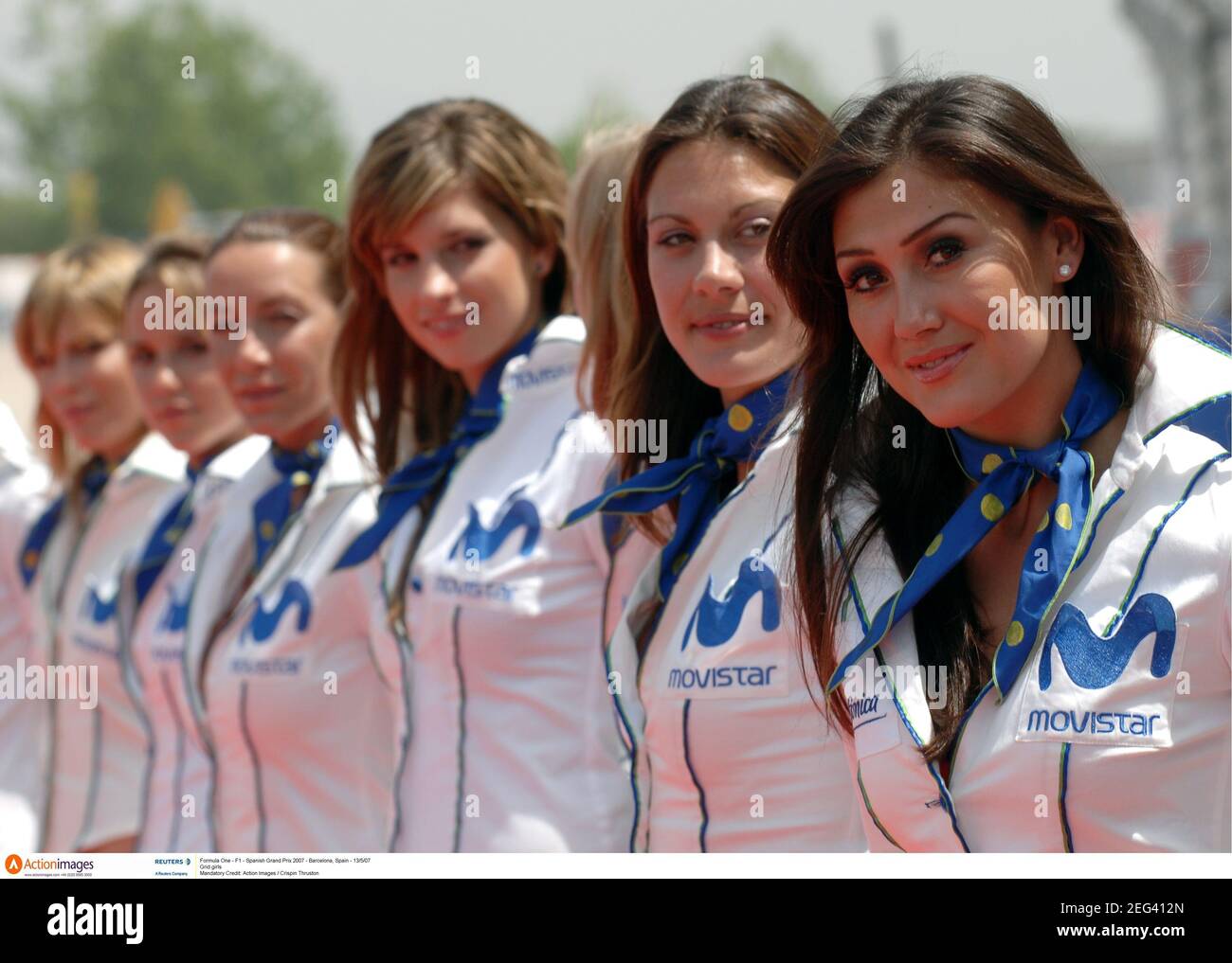 F1 grid girls spanish grand hi-res stock photography and images - Alamy