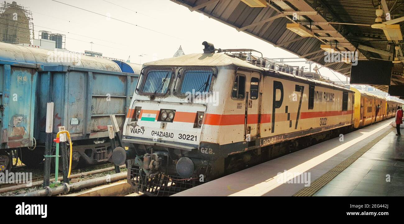 Indian railway engine hi-res stock photography and images - Alamy
