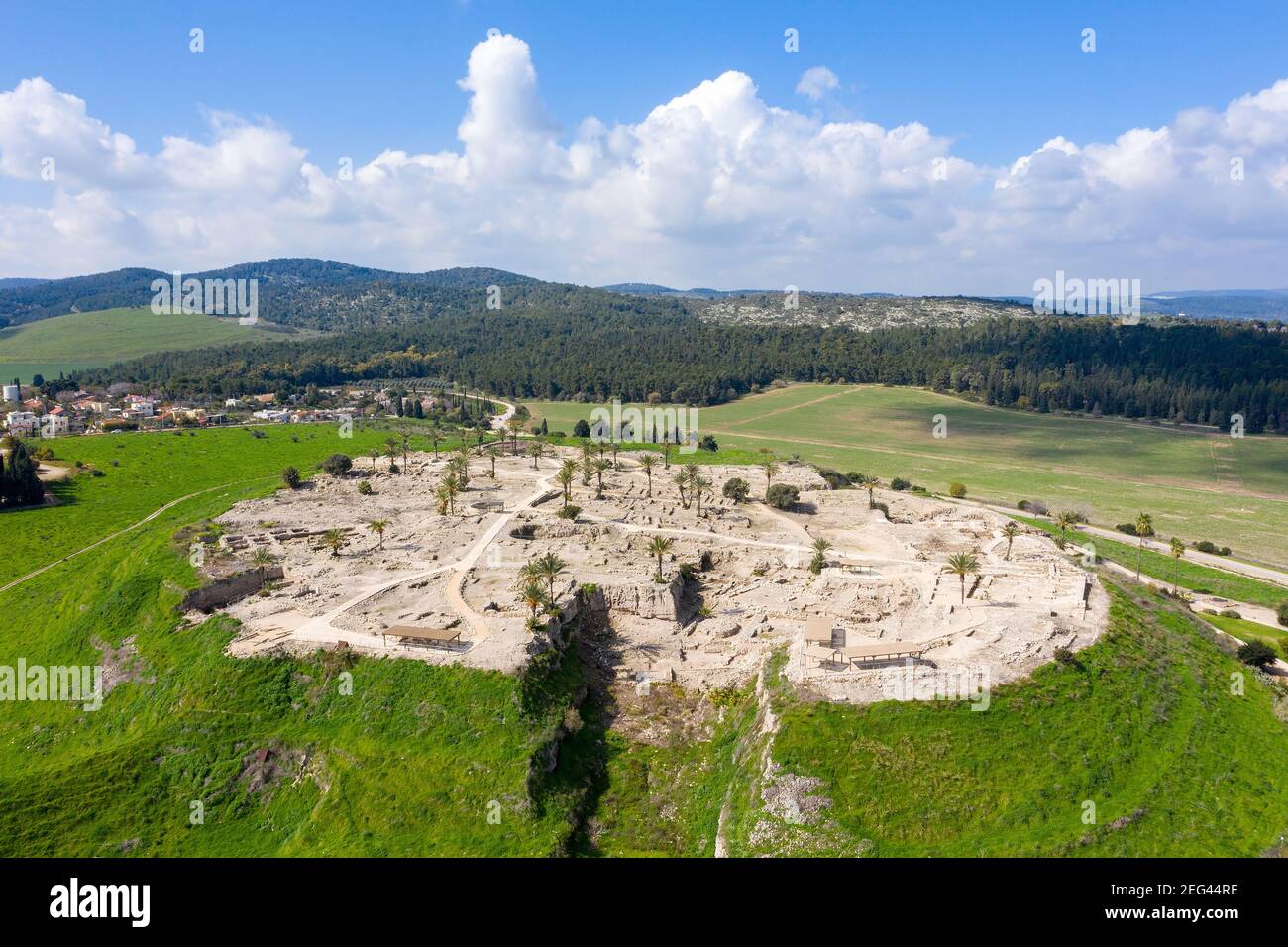 Tel Megiddo national park, Also known in Greek as Armageddon, A ...