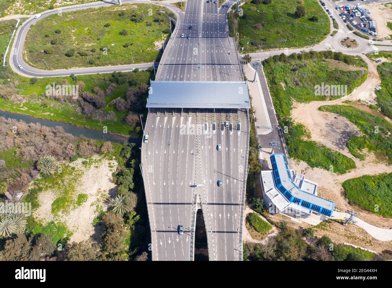 Turnpike gate hi-res stock photography and images - Alamy