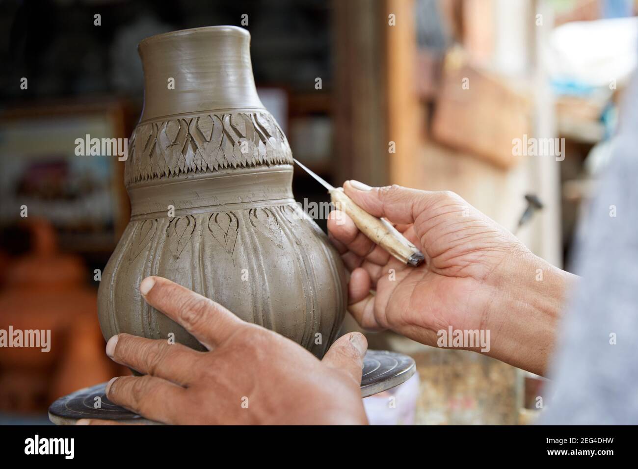 Ko Kret is famous for it's earthenware pottery and, while the potters ...