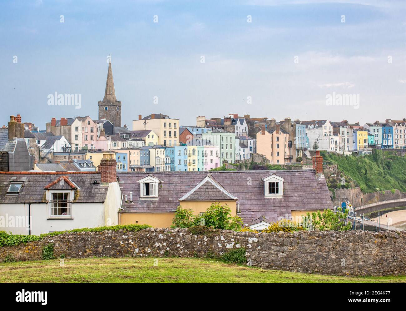 Views of Tenby, Pembrokeshire beach holiday destination Stock Photo - Alamy