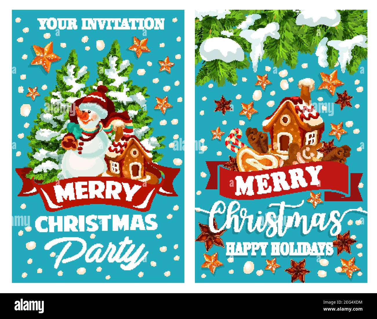 Gingerbread cookie house in Stock Vector Images - Alamy