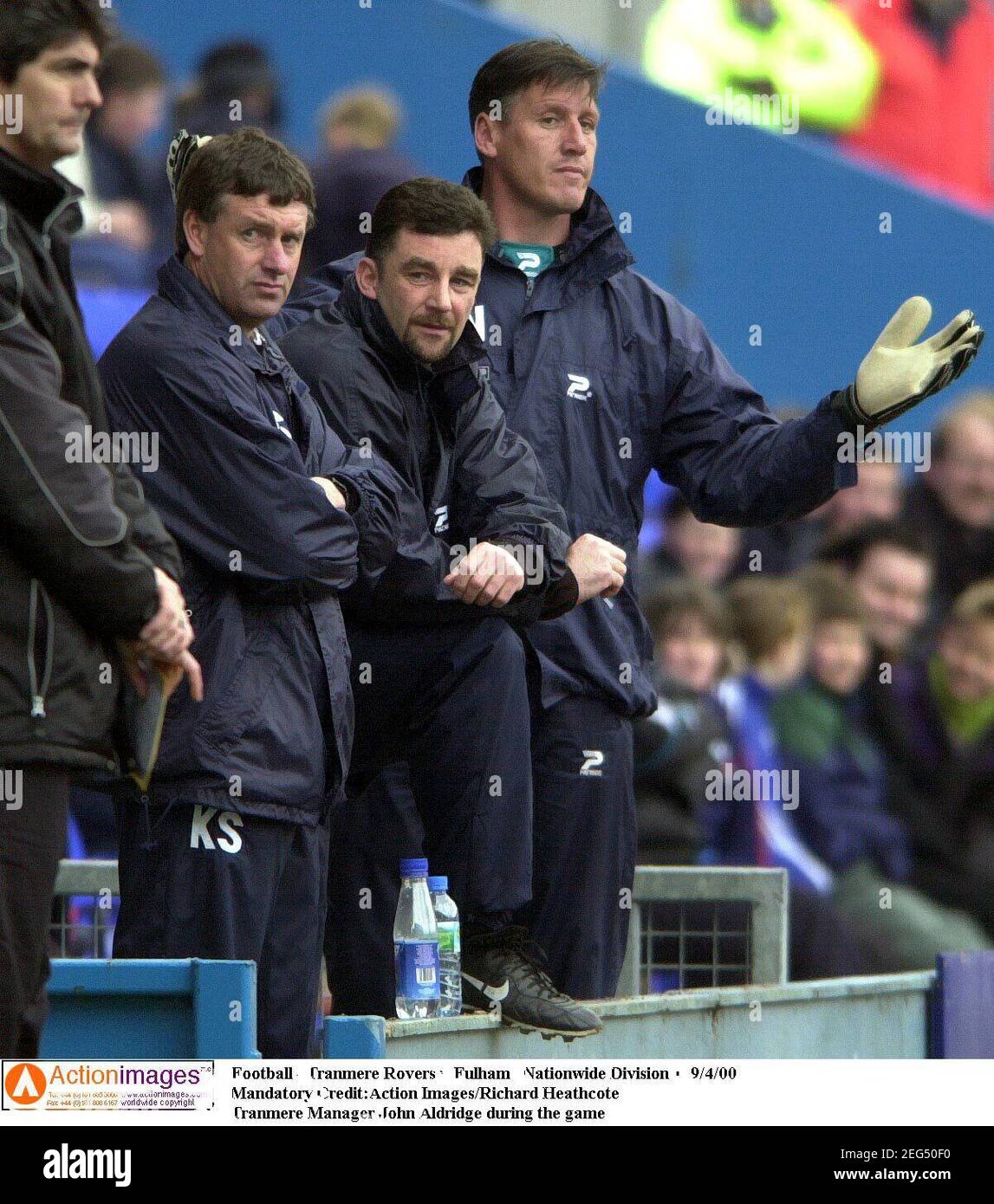 John aldridge tranmere rovers manager hi-res stock photography and ...