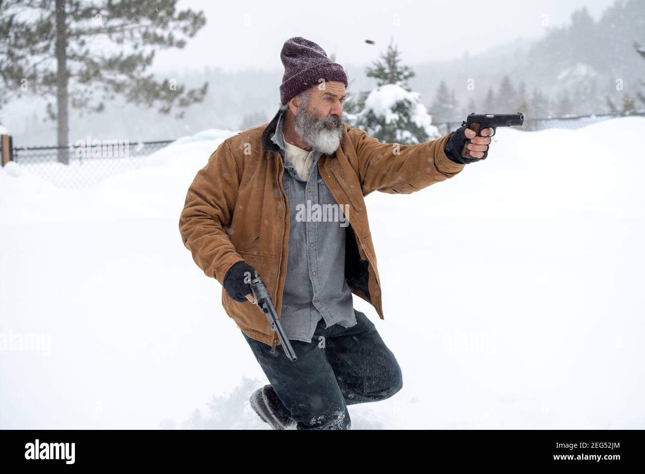 MEL GIBSON in FATMAN (2020), directed by ESHOM NELMS and IAN NELMS ...