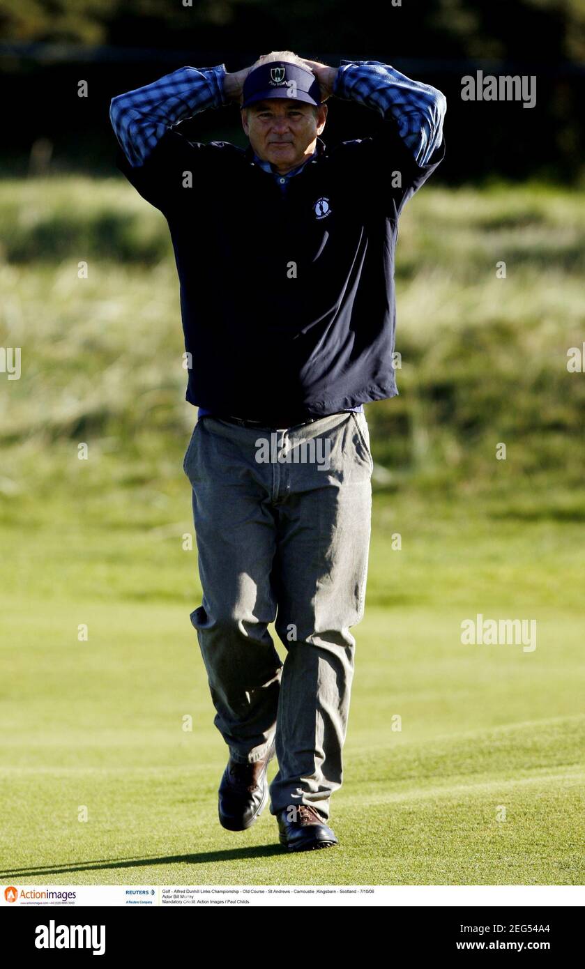Dunhill links st andrews bill murray hi-res stock photography and ...