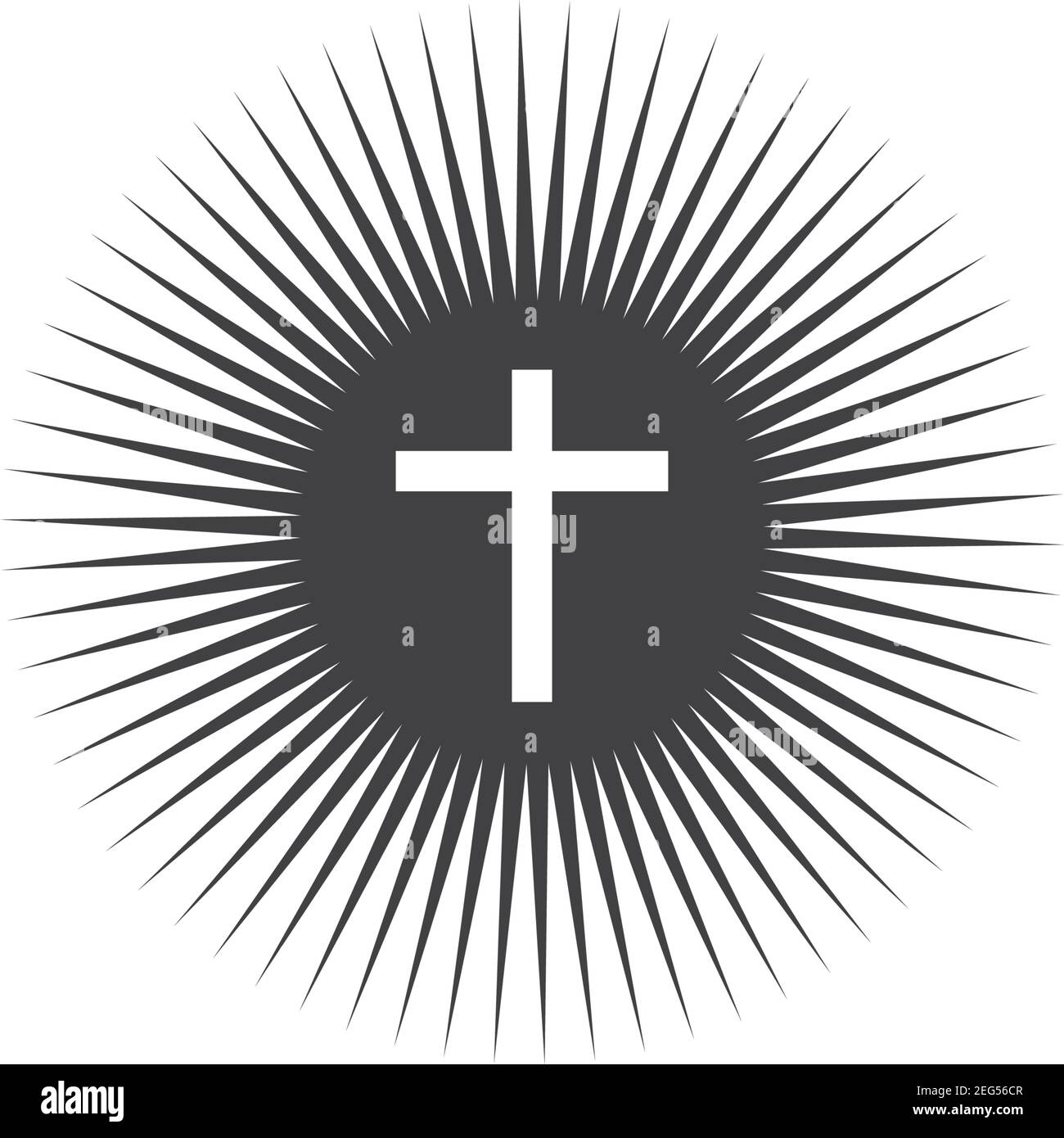 Christian cross and orb Stock Vector Images - Alamy