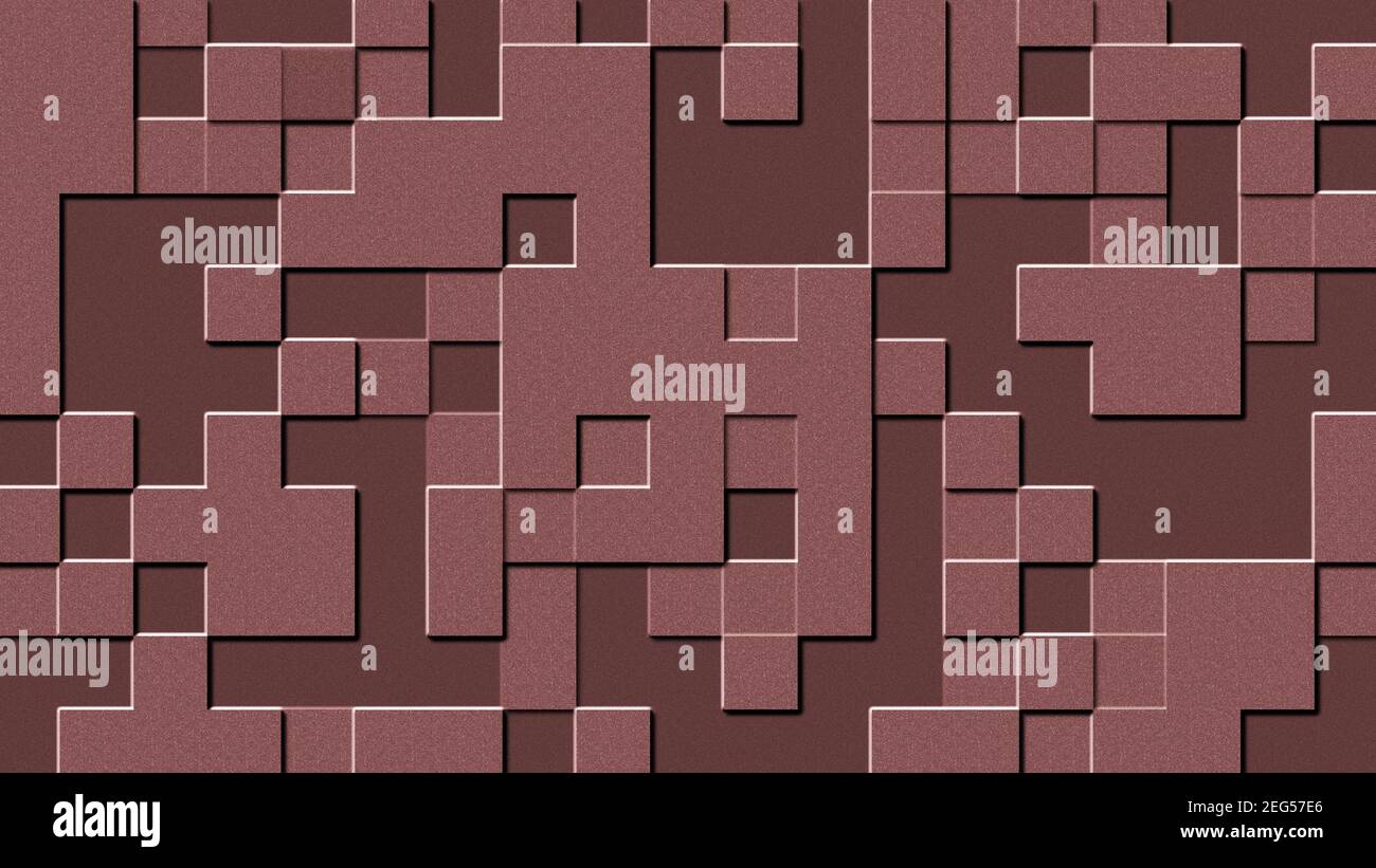 Relief structure of square elements - abstract graphic background in ...