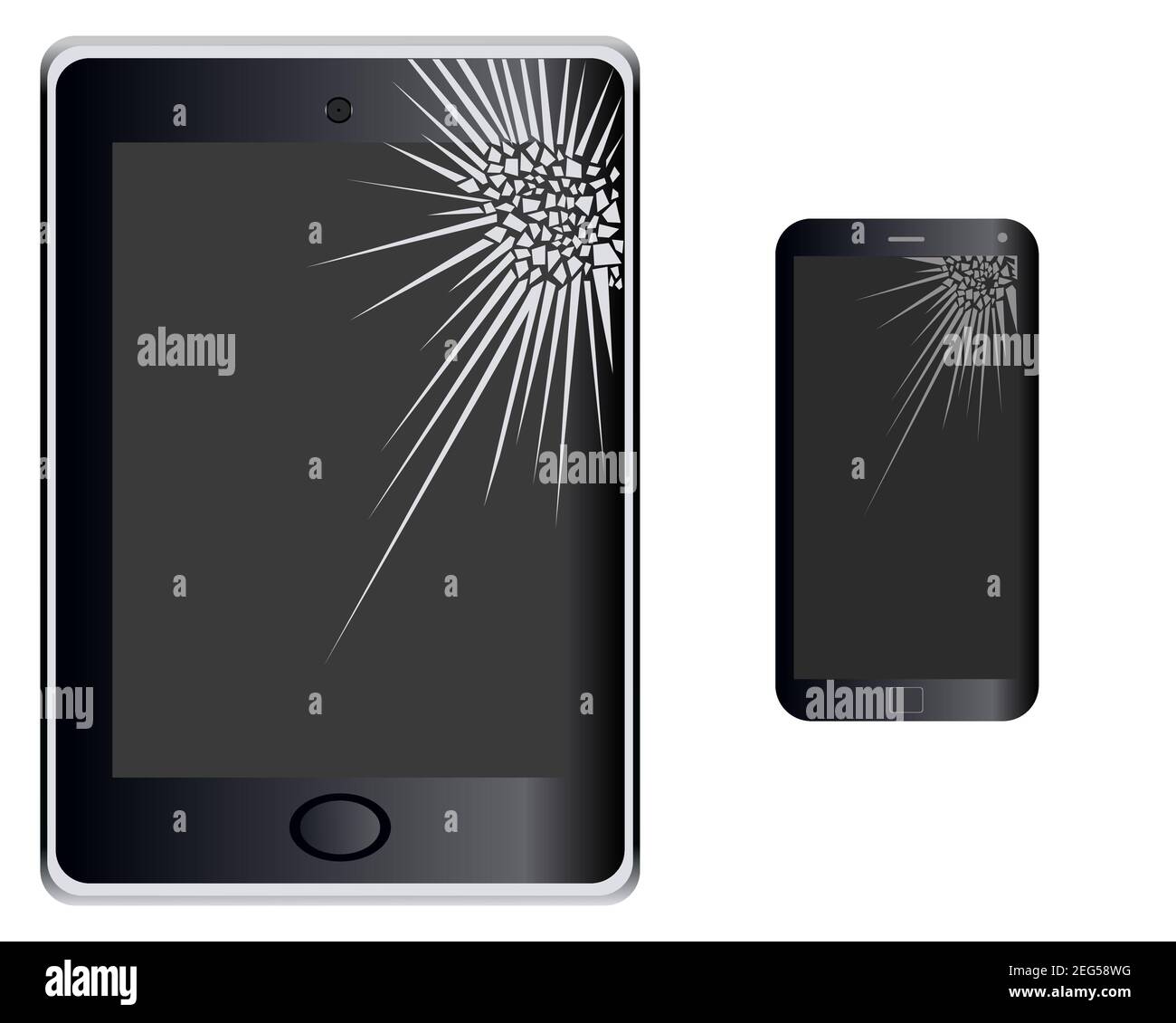 Isolated tablet image Stock Vector Images - Alamy