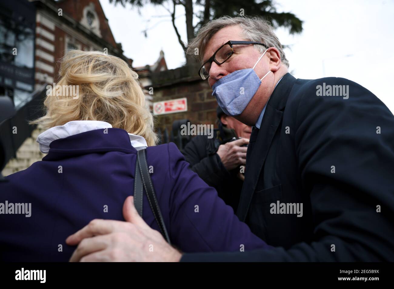 With his wife nichola pease hi-res stock photography and images - Alamy