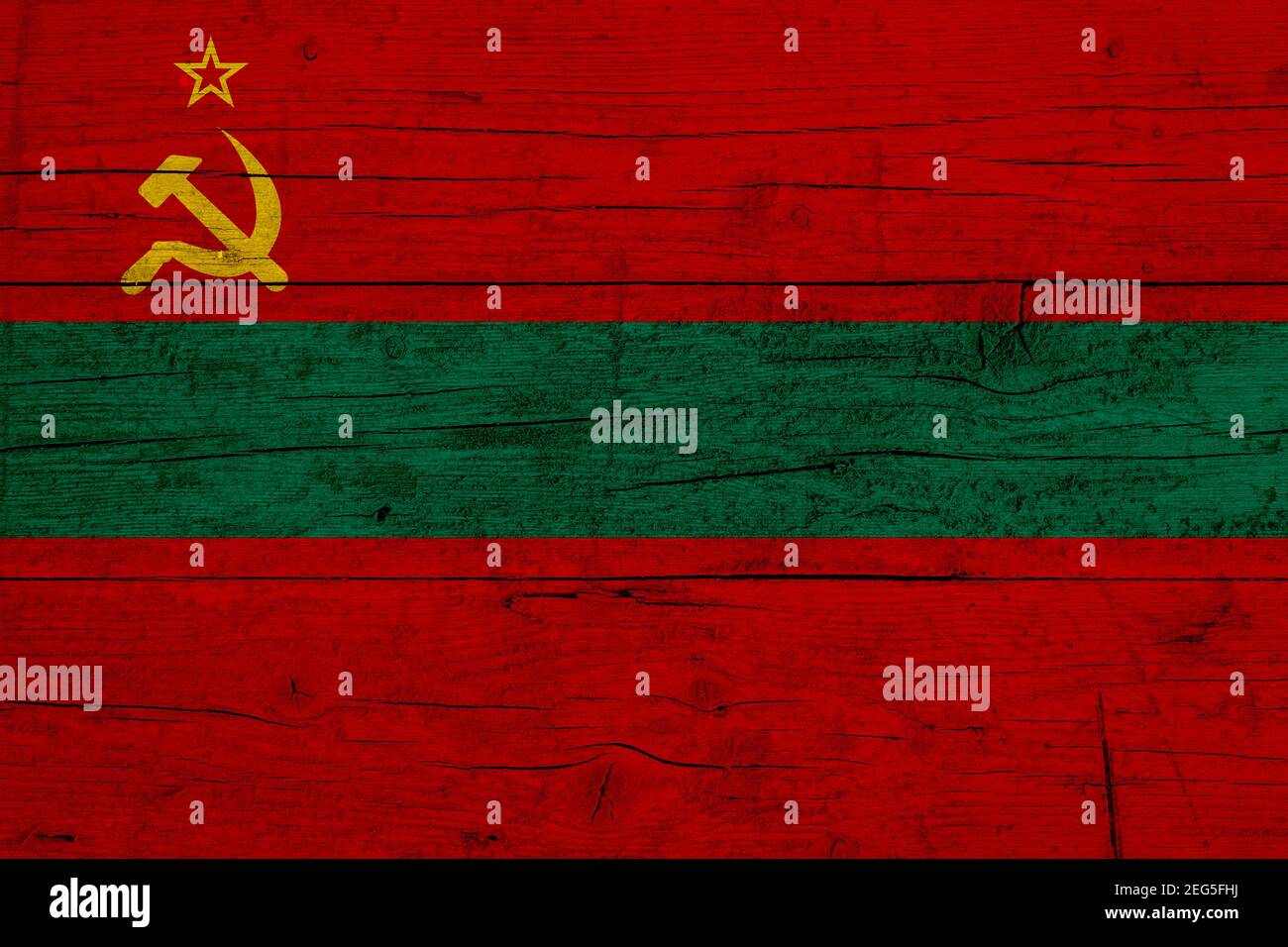Flag of Transnistria. Wooden texture of the flag of Transnistria Stock ...