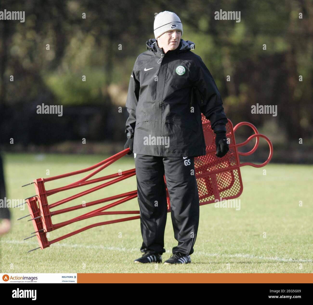 Soccer celtic training barrowfield training ground hi-res stock ...