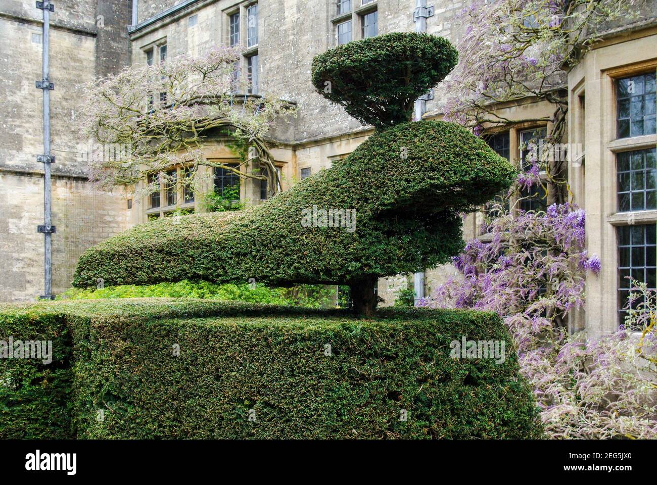 Rodmarton Manor, and Arts and Crafts style house, near Cirencester ...