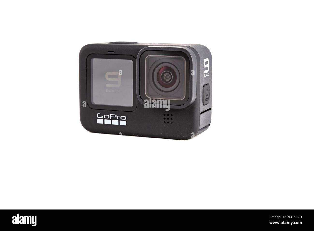 moscow, russia - Novemner 11, 2020: new flagship action camera gopro ...