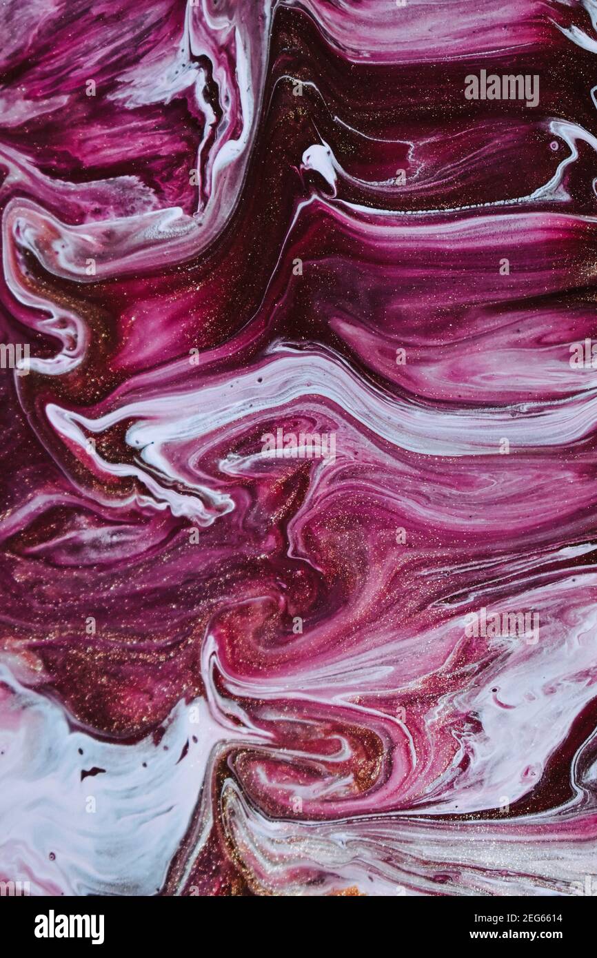 Vertical shot of beautiful oily painting with mixed colors - perfect ...