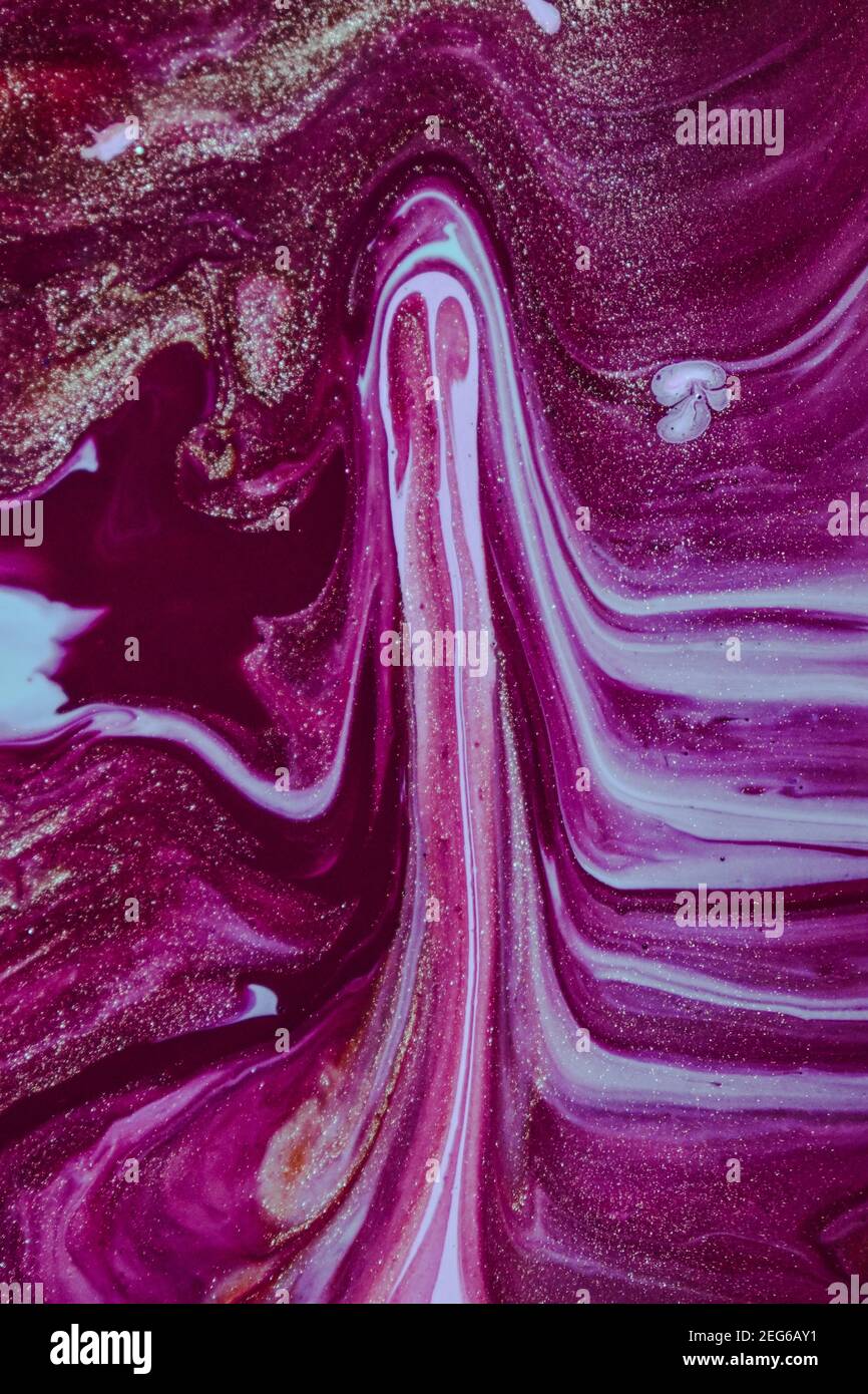 Vertical shot of beautiful oily painting with mixed colors - perfect ...