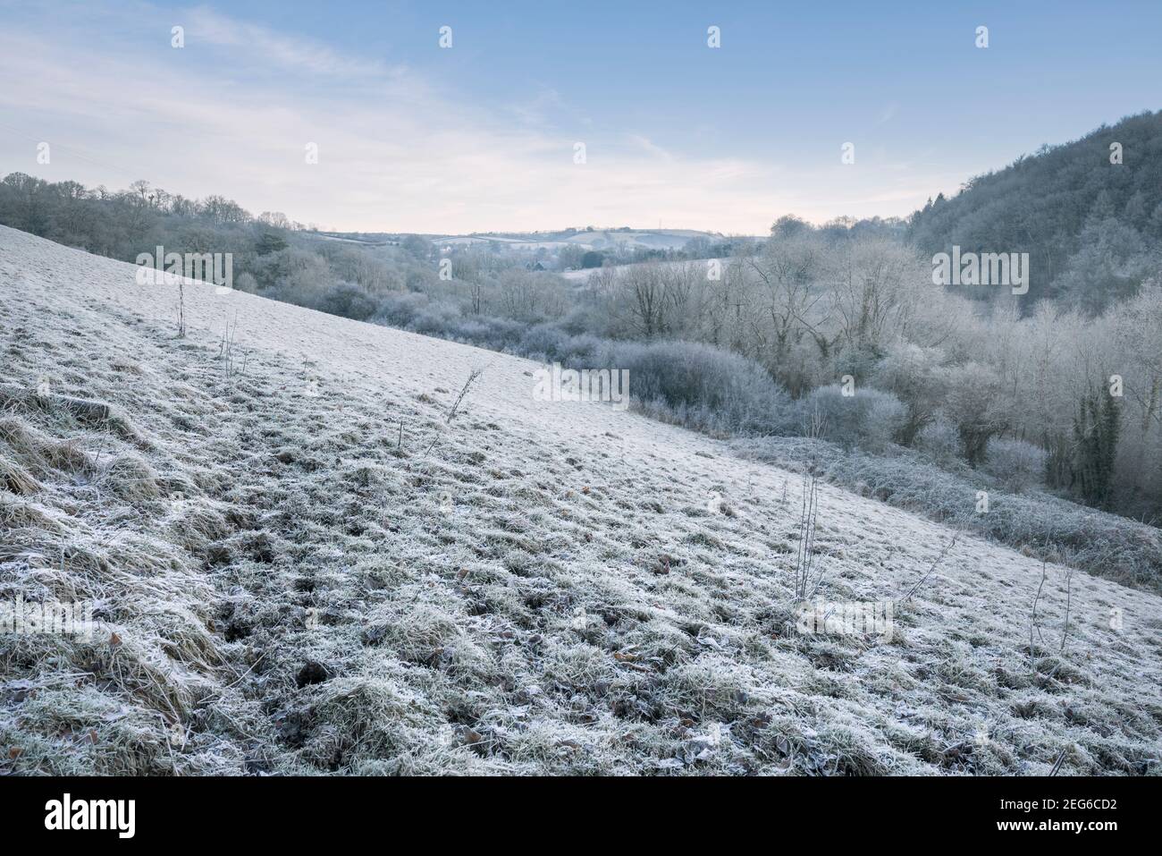 Frosty winter morning january hi-res stock photography and images - Alamy