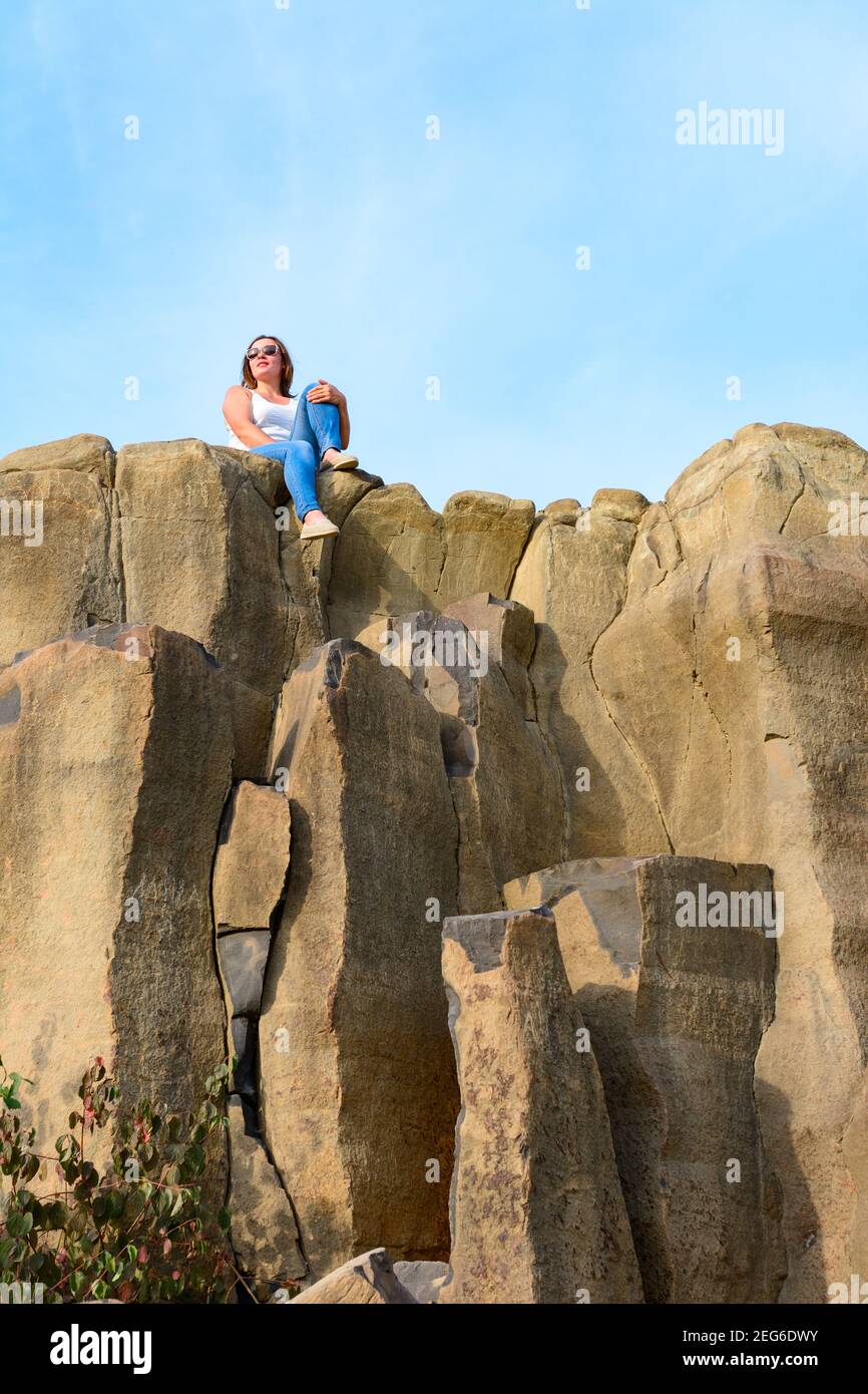 Volcanic column pillar pillars hi-res stock photography and images - Alamy